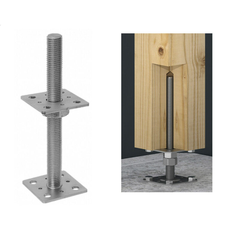 Heavy Duty Galvanised Concrete In Internal Pergola Post Support – TG ...