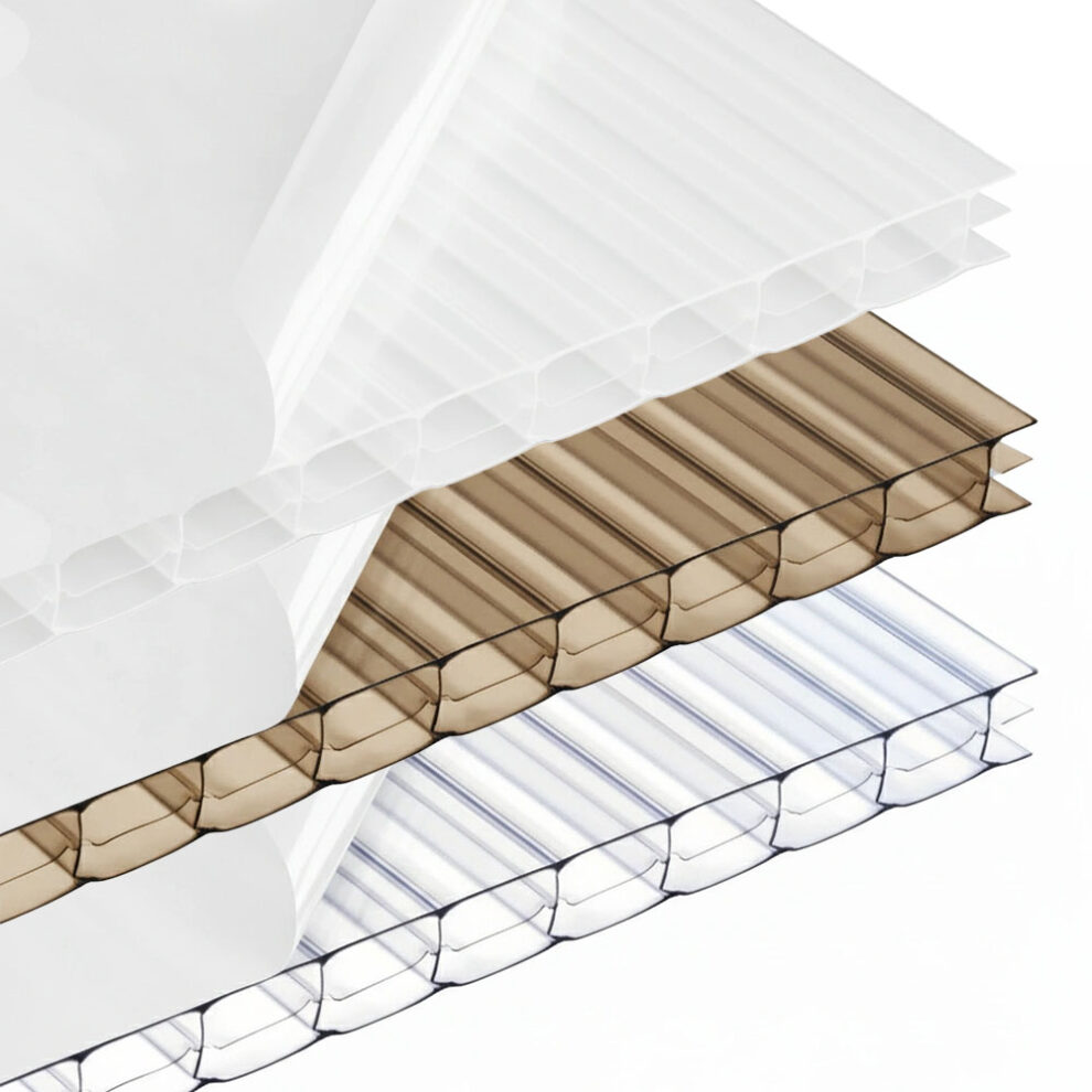 Clear Glass Like FlexiGlass TGplex® Solid Polycarbonate Roofing Sheets ...