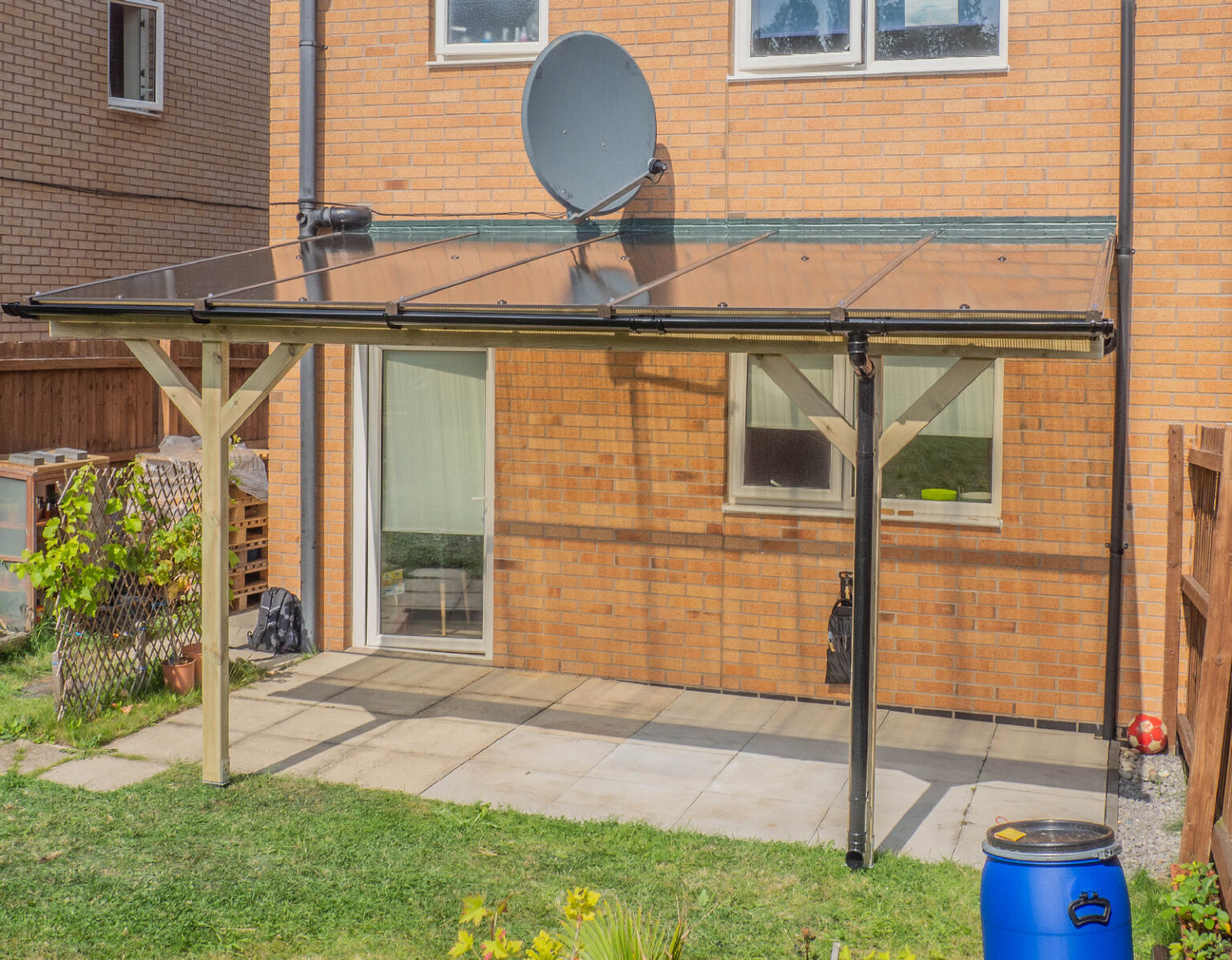 Lean-to Pergola Vista Complete Self-Assembly Kit – TG Supplies