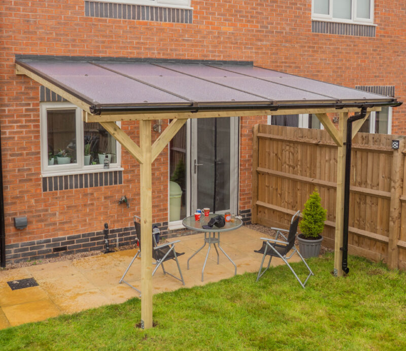 Lean-to Pergola Vista Complete Self-Assembly Kit – TG Supplies – Your ...