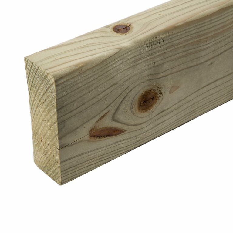 95mm x 95mm Smooth Treated Timber Planed Rounded Corners Pergola Post ...