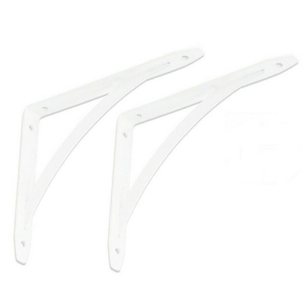 Heavy Duty White Steel Shelf Brackets – TG Supplies – Your #1 Supplier ...